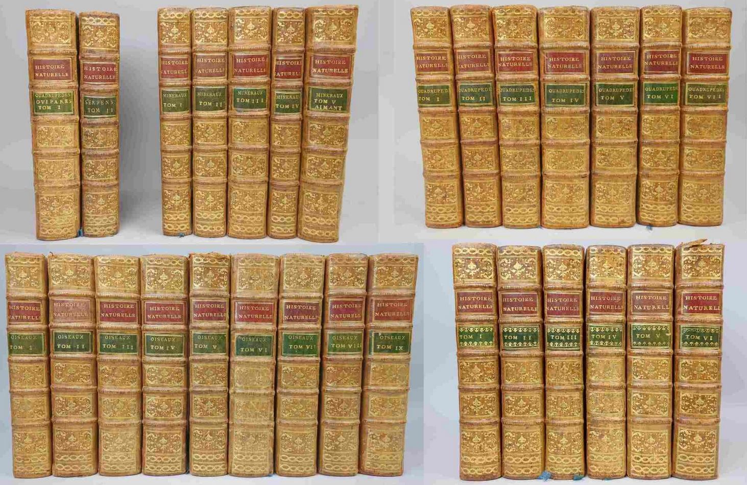 Lot 227-2 - 29 vol. in-4, Histoire naturelle par George-Louis Leclerc ...