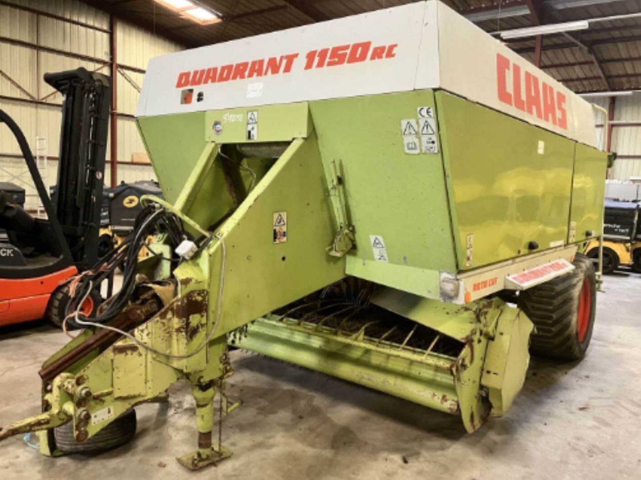 Lot 26 - Claas Quadrant 1150, année 1997 avec carte grise - Résultat du ...